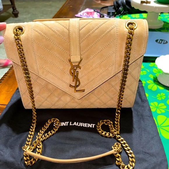Yves Saint Laurent | Bags | New Ysl Envelope Medium Chain Bag | Poshmark